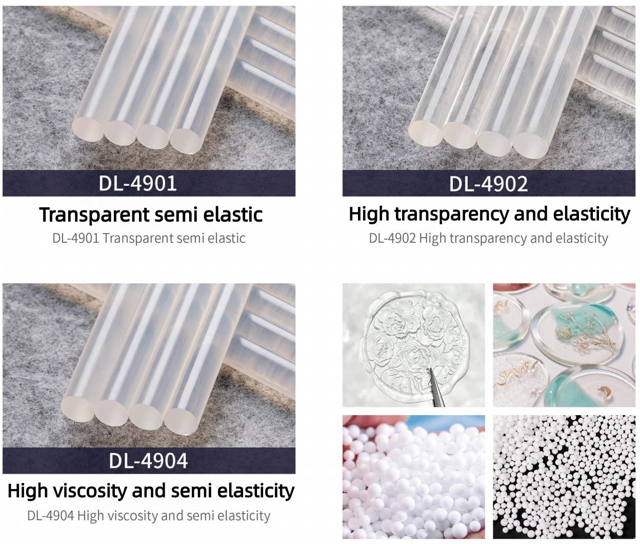 DL-4901 Elastic Hot Melt Glue Stick - PUR Hot Melt Adhesive Manufacturer